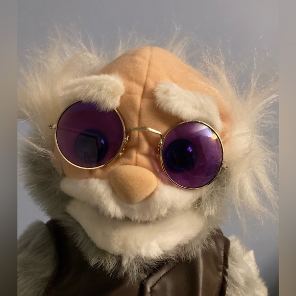 International Characters | Toys | Hand Puppet Old Man Monkey Doll Plush ...